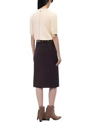 Pinko PINKO Wool And Cashmere V-Neck Sweater Neutrals