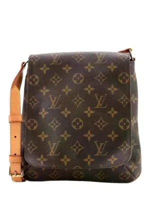 LOUIS VUITTON Musette Salsa Handbag Monogram Canvas Pm Shoulder Bag - Brown
