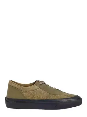 Stone Island S100020 Suede Low-top Trainers With Compass Logo Patch - Green