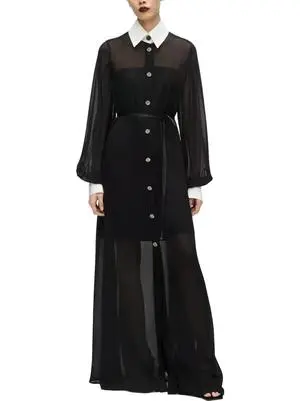 Karl Lagerfeld Long Dress - Black
