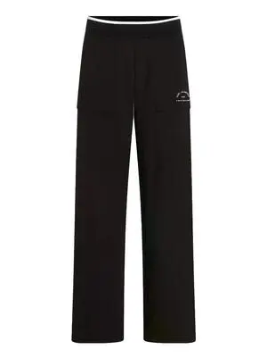 Karl Lagerfeld Rue St-guillaume Patch Pocket Sweatpants - Black