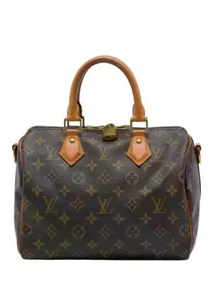 LOUIS VUITTON 2016 Monogram Speedy Bandouliere 25 Satchel - Brown