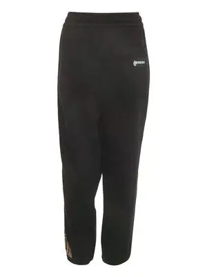 Burberry Check-stripe Track Pants - Black