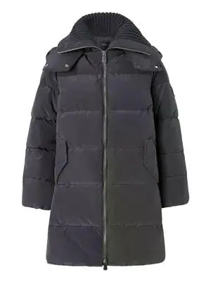 Pinko Down Jacket In Water-repellent Technical Canvas - Grey