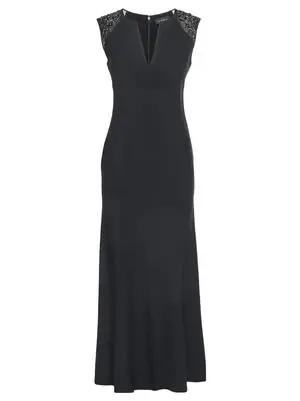 La Perla Embellished Crepe Dress - Black