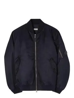 Burberry Nylon Heston Bomber Jacket - Navy