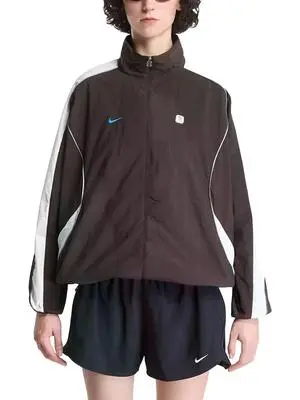 Nike Logo-embroidered Jacket - Brown