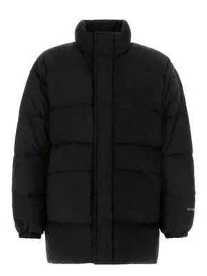 JIL SANDER Quilted Padded Coat - Black