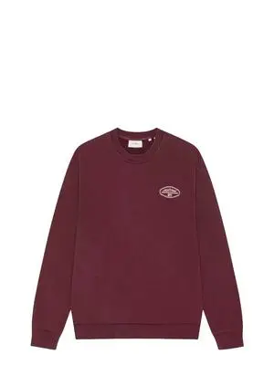LES DEUX Logo-print Jersey Sweatshirt - Red