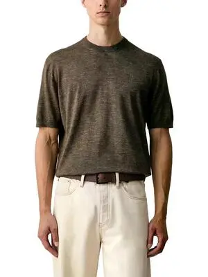 Paul & Shark Fine-knit T-shirt - Brown