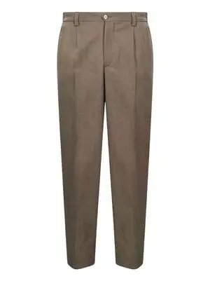 BRIGLIA 1949 Portofino Pleated Tailored Trousers - Neutrals