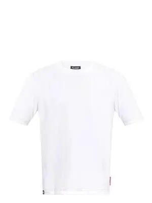 Dsquared2 Tape V-neck T-shirt - White