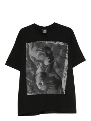 StÜssy Double Venus Graphic-print T-shirt - Black