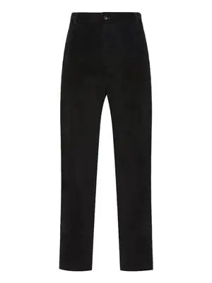 Moncler Corduroy Straight-leg Trousers - Black