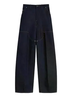 GIVENCHY Pleat-detail Panelled Jeans