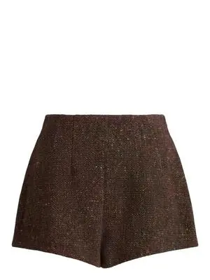 Ralph Lauren Walace Tweed Shorts - Brown