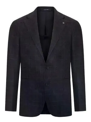 TAGLIATORE Vesuvio Check Wool Blazer