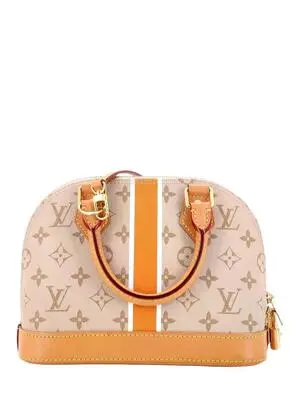 LOUIS VUITTON Monogram Alma Bb Satchel - Neutrals