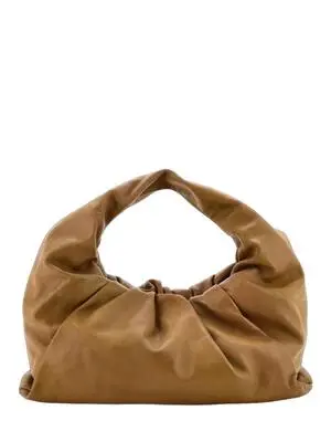 BOTTEGA VENETA The Shoulder Pouch Leather Medium Hobo Bag