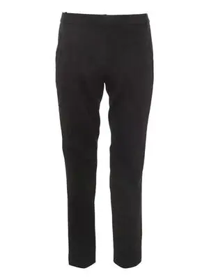 Maje Satin-stripe Trousers - Black