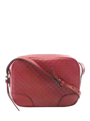 Gucci 2000-2015 Microguccissima Bree Crossbody Bag - Red