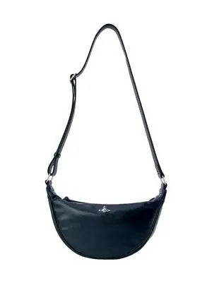 VIVIENNE WESTWOOD Lacey Orb Half-moon Shoulder Bag
