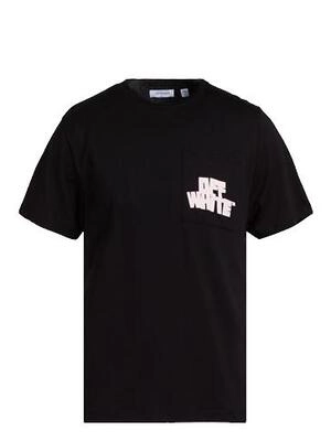 OFF-WHITE™ Cotton Printed T-shirt - Black