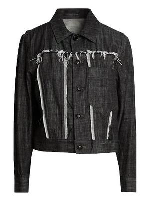 Y'S YOHJI YAMAMOTO Denim Outerwear Size Cotton - Black