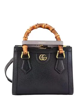 Gucci Diana Mini Tote Crossbody Bag - Black