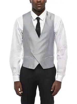 Corneliani Academy Silk Waistcoat - Blue