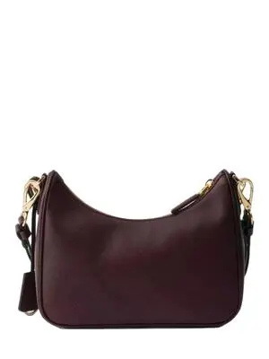Prada Re-edition Mini Saffiano Leather Bag Red