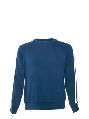 Sandro Side-stripe Sweatshirt - Blue