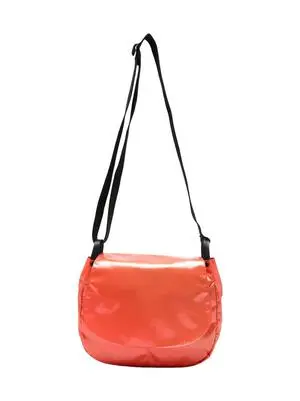 JACK GOMME Nico Glossy-finish Crossbody Bag - Orange