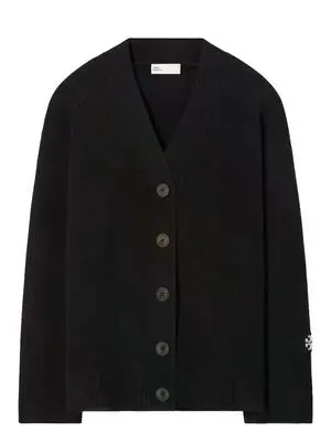 Tory Burch Wool Cardigan - Black