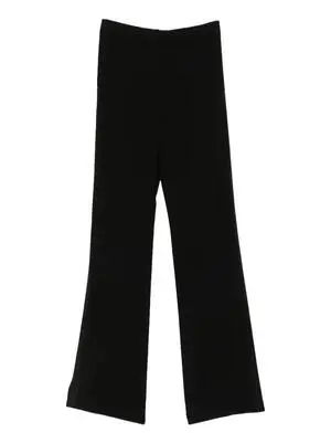 Max Mara Concealed-fastening Trousers - Black