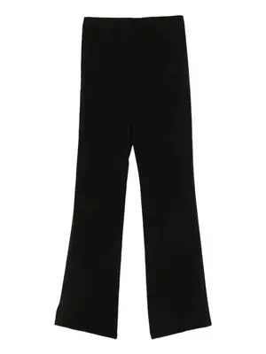 Max Mara Concealed-fastening Trousers - Black