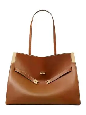 Tory Burch Lee Radziwill Tote - Brown