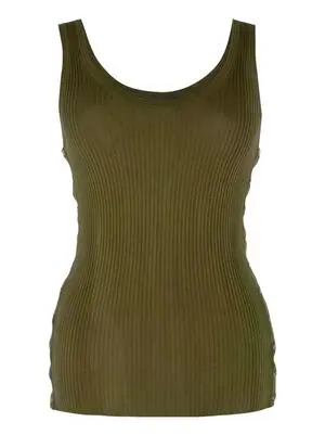 ALEXANDER WANG Ribbed-knit Tank Top