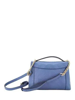 LOUIS VUITTON Blanche Handbag Monogram Empreinte Leather Bb Shoulder Bag - Blue