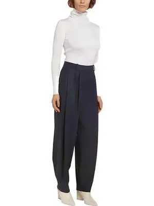 SALVATORE FERRAGAMO Ferragamo Pleated Tapered Trousers