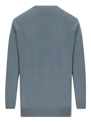 Valentino Garavani Lace-panelled Sweater - Blue