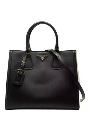 Prada Saffiano Leather Satchel - Black