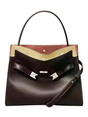 Tory Burch Small Lee Radziwill Double Bag Brown