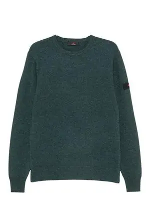 Peuterey Crew-neck Sweater With Logo - Green