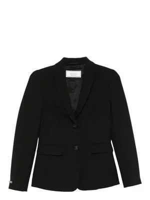 Peserico Single-breasted Suit Jacket - Black