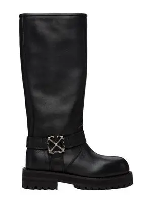 Off-White Off Track High Boots - Black
