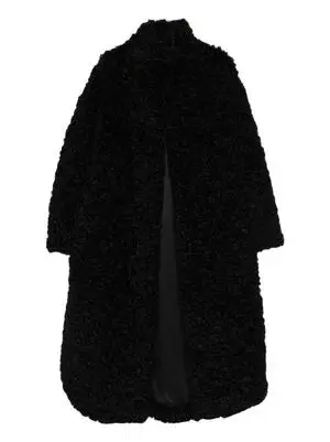 THE FRANKIE SHOP Long Lapel Coat - Black