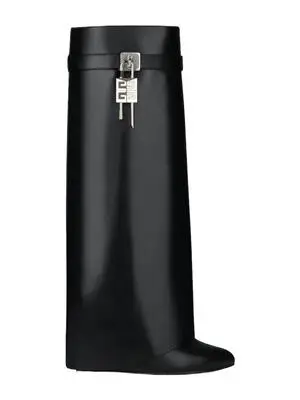 Givenchy Shark Lock Pointed Toe Boots - Black
