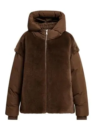 Essentiel Antwerp Long-sleeve Hooded Jacket - Brown