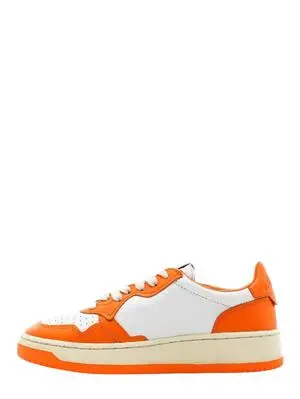 AUTRY AUTRY Medalist Bicolor Low-Top Sneakers Nude